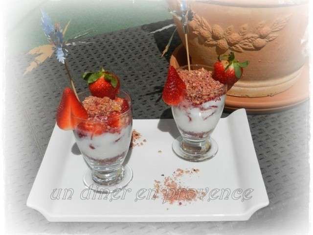 Recettes de Fruits rouges de Un dîner en Provence