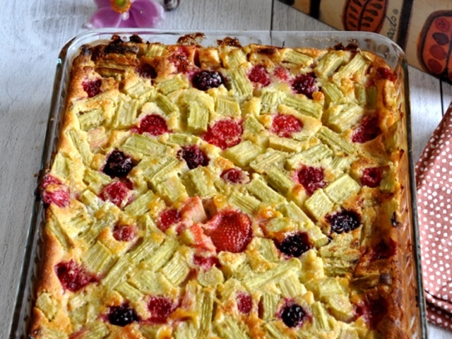 Recettes de Rhubarbe et Fruits rouges