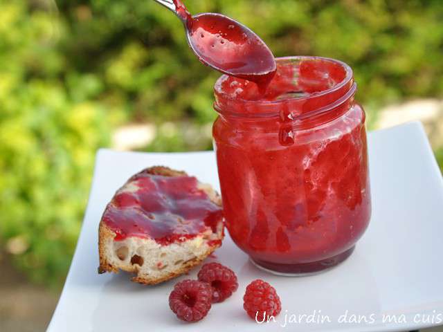 Recettes de Confiture de framboise de Un jardin dans ma cuisine