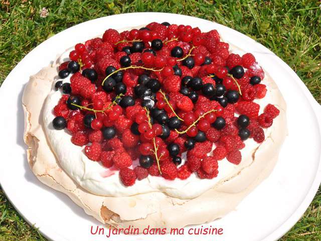 Recettes de Pavlova de Un jardin dans ma cuisine