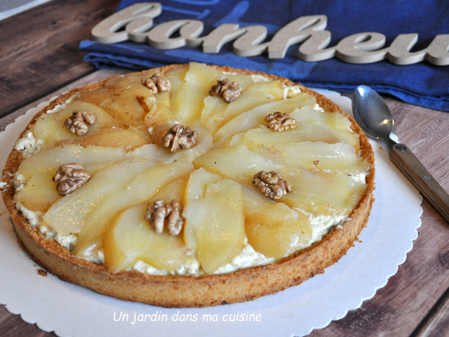 Recettes de Tarte Poires de Un jardin dans ma cuisine
