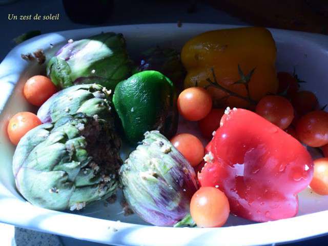 Recettes de Poivrons farcis de Un Zest de Soleil