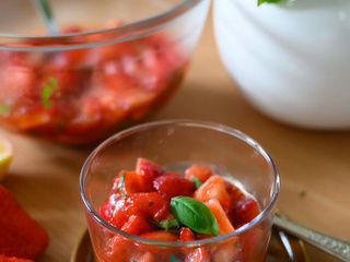 Recettes de Salade de fraises