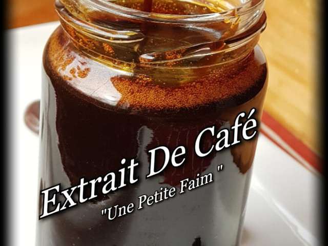 Recettes d'Extrait de café