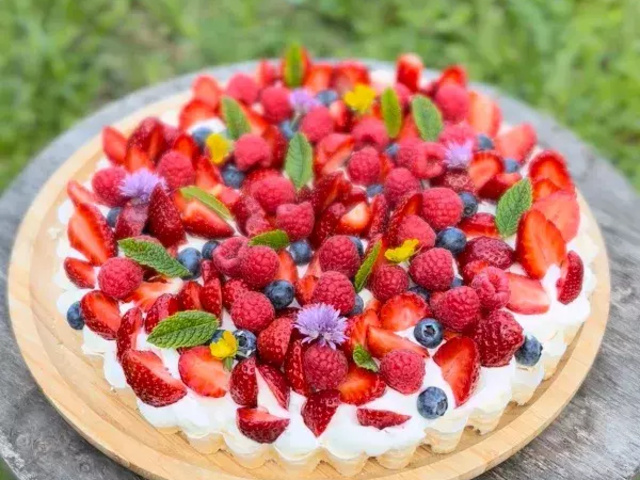 Recettes de Fruits rouges et Pavlova