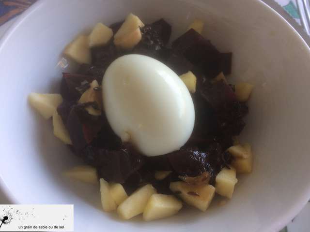 Recettes de Salade de betterave et Oeufs Durs