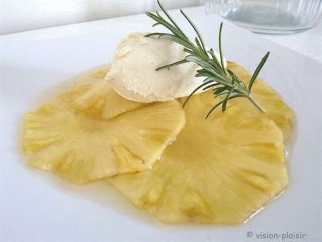 Recettes d'Ananas de Vision-plaisir